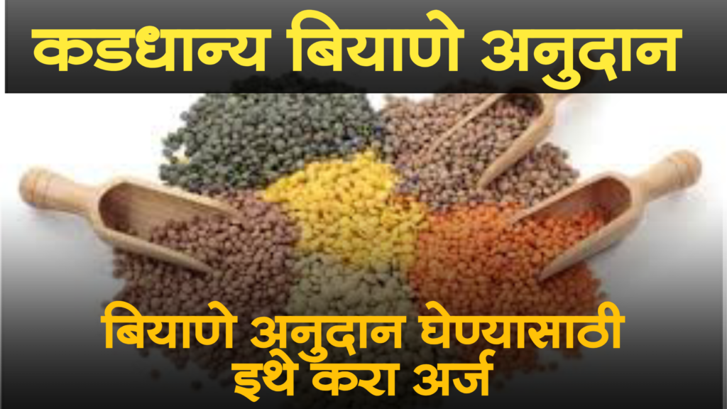 kaddhany biyane anudan 2024 कडधान्य पीक अनुदान घेण्यासाठी आता करा ...